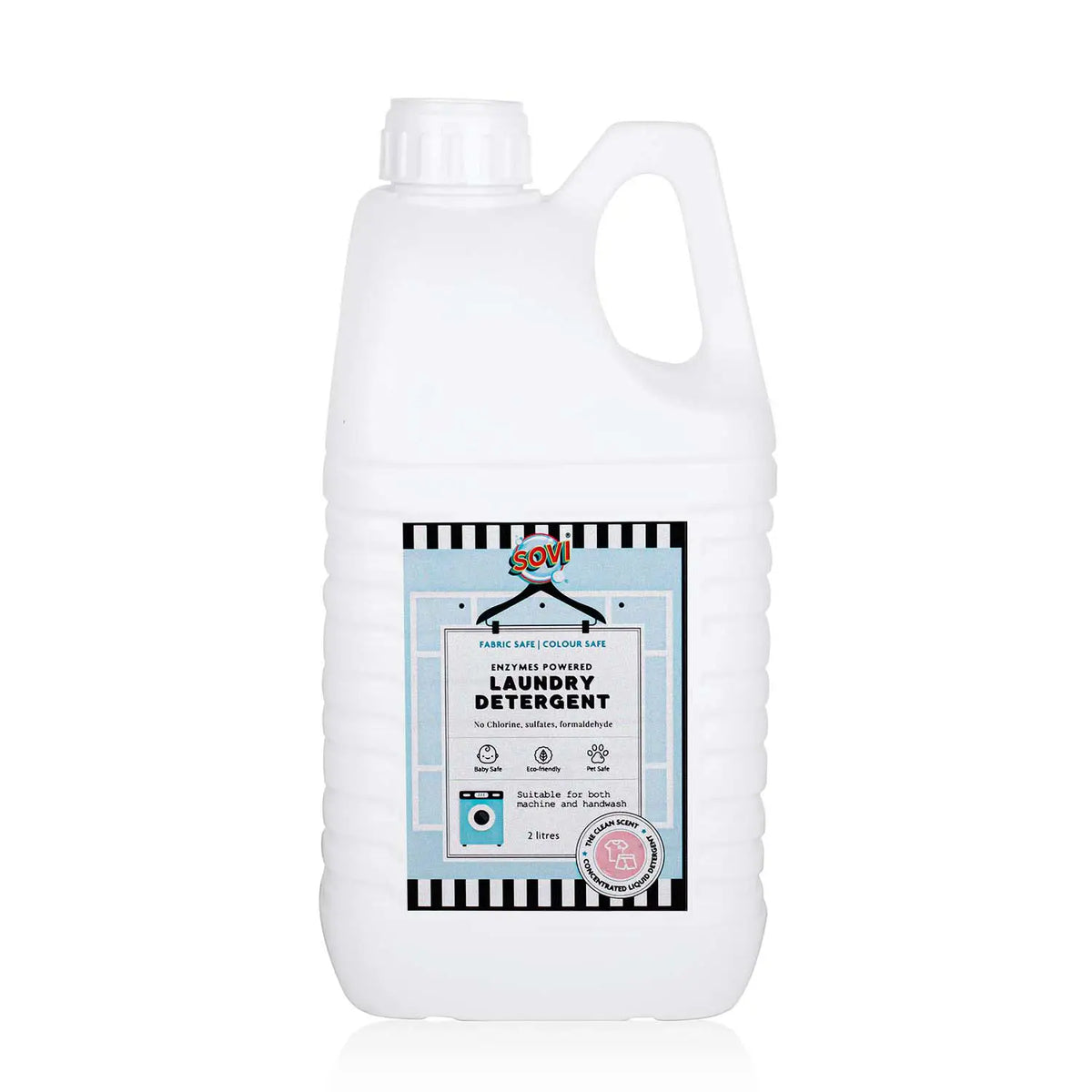 SOVI® ENZYMES POWERED LIQUID LAUNDRY DETERGENT, COLOUR SAFE, FABRIC SA ...